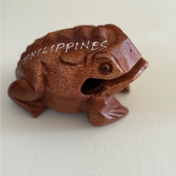 handmade item | Accents | Hand Carved Wooden Toads From The Philippines ...
